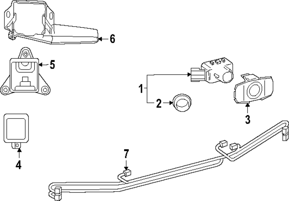 2025 Toyota Camry Park Sensor 89341-0E040-B4 | Toyota Parts Center