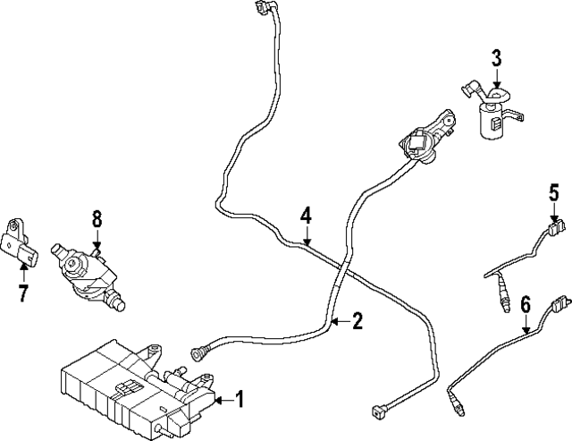 2023-2024 BMW Oxygen Sensor 11788686977 | OEM Parts Online