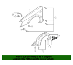 1995-2008 Subaru Fender Liner Clip 759114020 | Subaru Parts Store