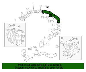 2007-2010 Audi Q7 Intake Duct 7L6-129-627-G | European OEM Parts Direct
