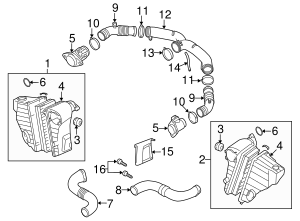 2007-2010 Audi Q7 Intake Duct 7L6-129-627-G | European OEM Parts Direct
