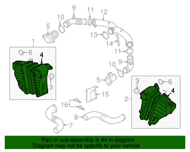 7L0-129-620 - Air Filter 2007-2015 Audi Q7 | Audi OEM Parts