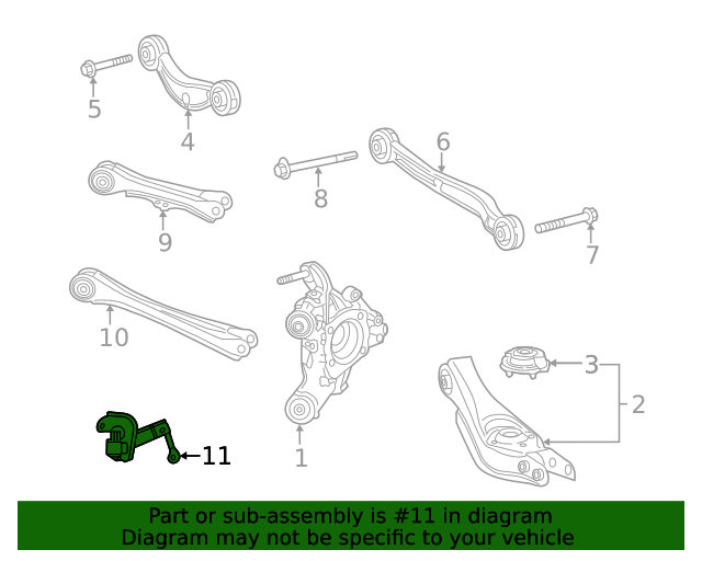 Sensor Assembly R Rear 52820-TGV-A01 | AutoNationParts.com
