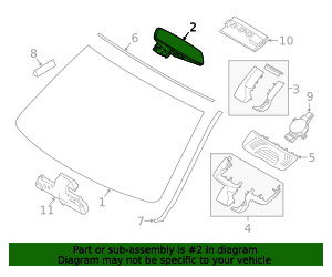 51169476752 - 2019-2023 BMW Mirror Inside (51-16-9-476-752) | BMW of ...