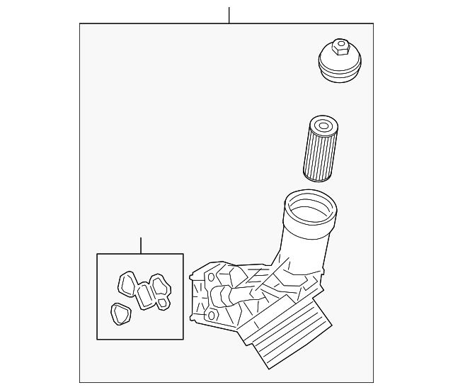 11428580414 2019 2025 BMW Oil Filter Housing 11 42 8 580 414 BMW