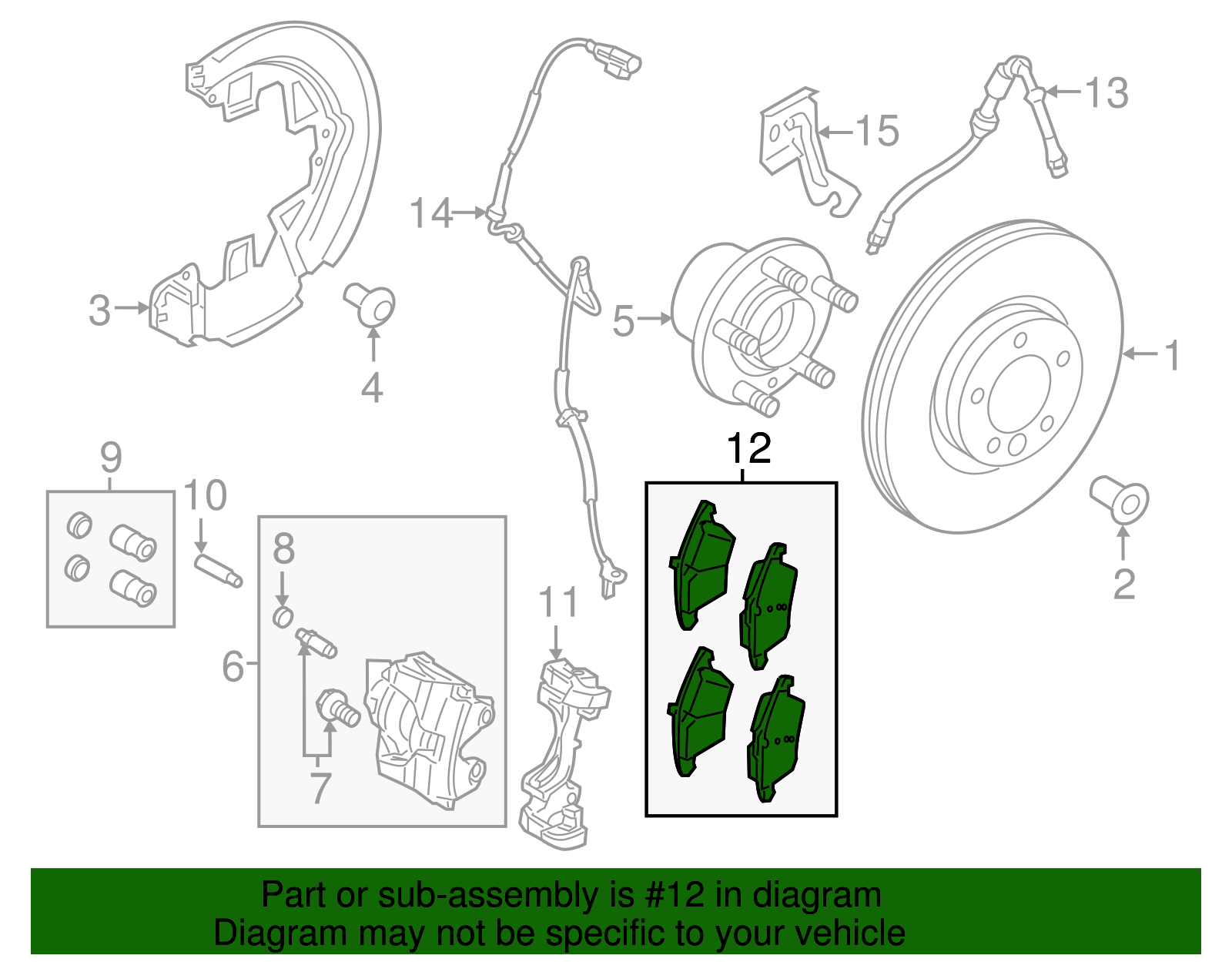 LR160435 - 2015-2019 Land Rover - Brake Pads Front | Land Rover Parts Now