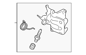1K0-615-423-J - Caliper 2009-2013 Audi | Audi OEM Parts