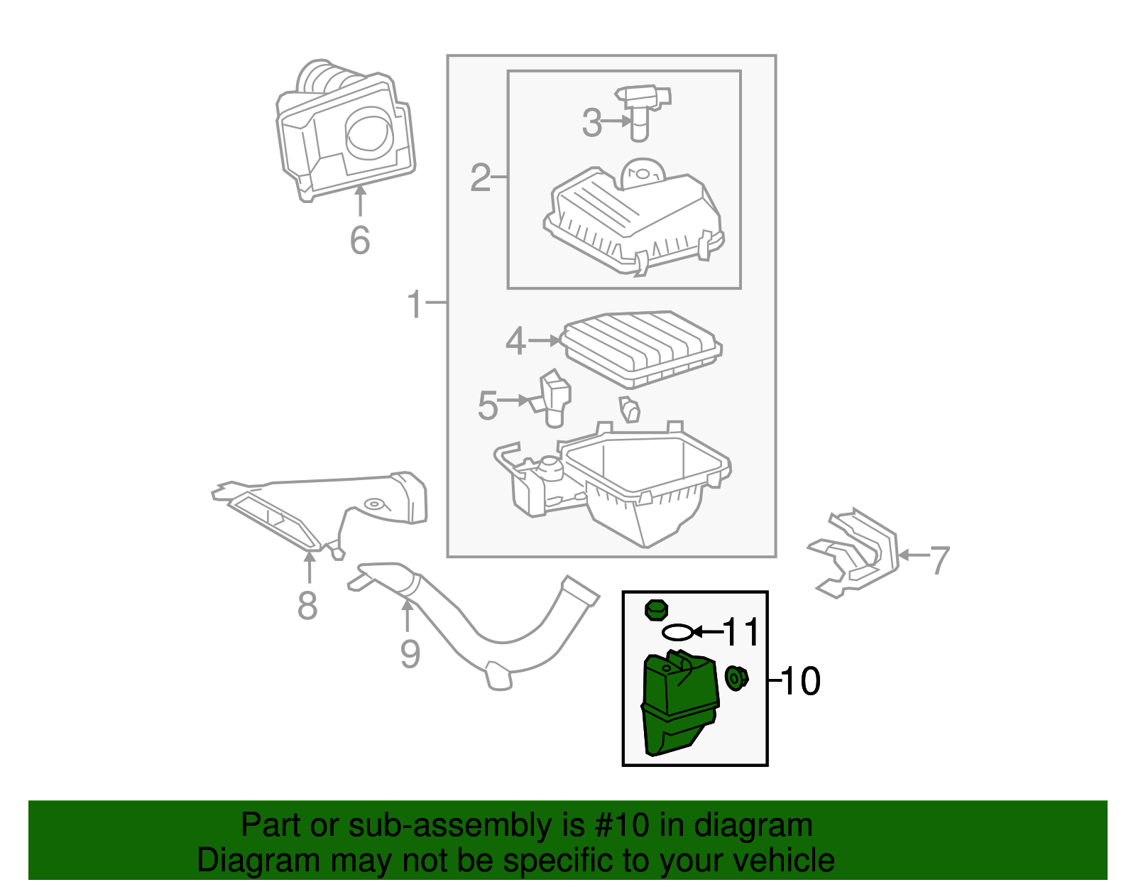 17805-0P010 - Resonator 2007-2011 Toyota Camry | Longo Toyota Parts