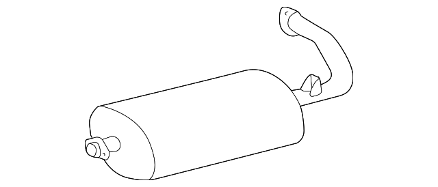 463-490-43-21 - Muffler 2007-2011 Mercedes-Benz G 55 AMG® | Mercedes ...