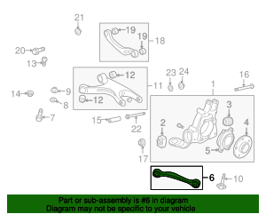 8K0-501-529-L - Ft Upper Control Arm 2009-2018 Audi | Euro Parts 4 Less