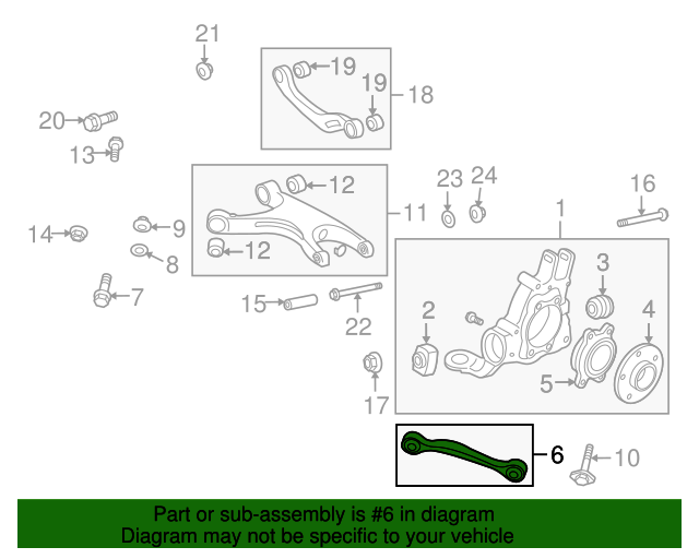 8K0-501-529-L - Ft Upper Control Arm 2009-2018 Audi | Euro Parts 4 Less