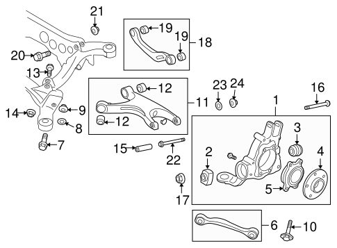 Rear Suspension for 2014 Audi Q5 | getAudiparts.com