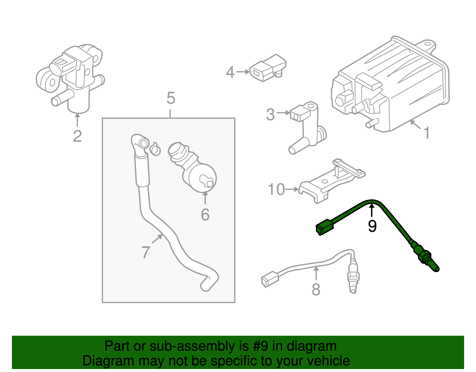 2007-2019 Infiniti Oxygen Sensor 226A0-ET000 | OEM Parts Online