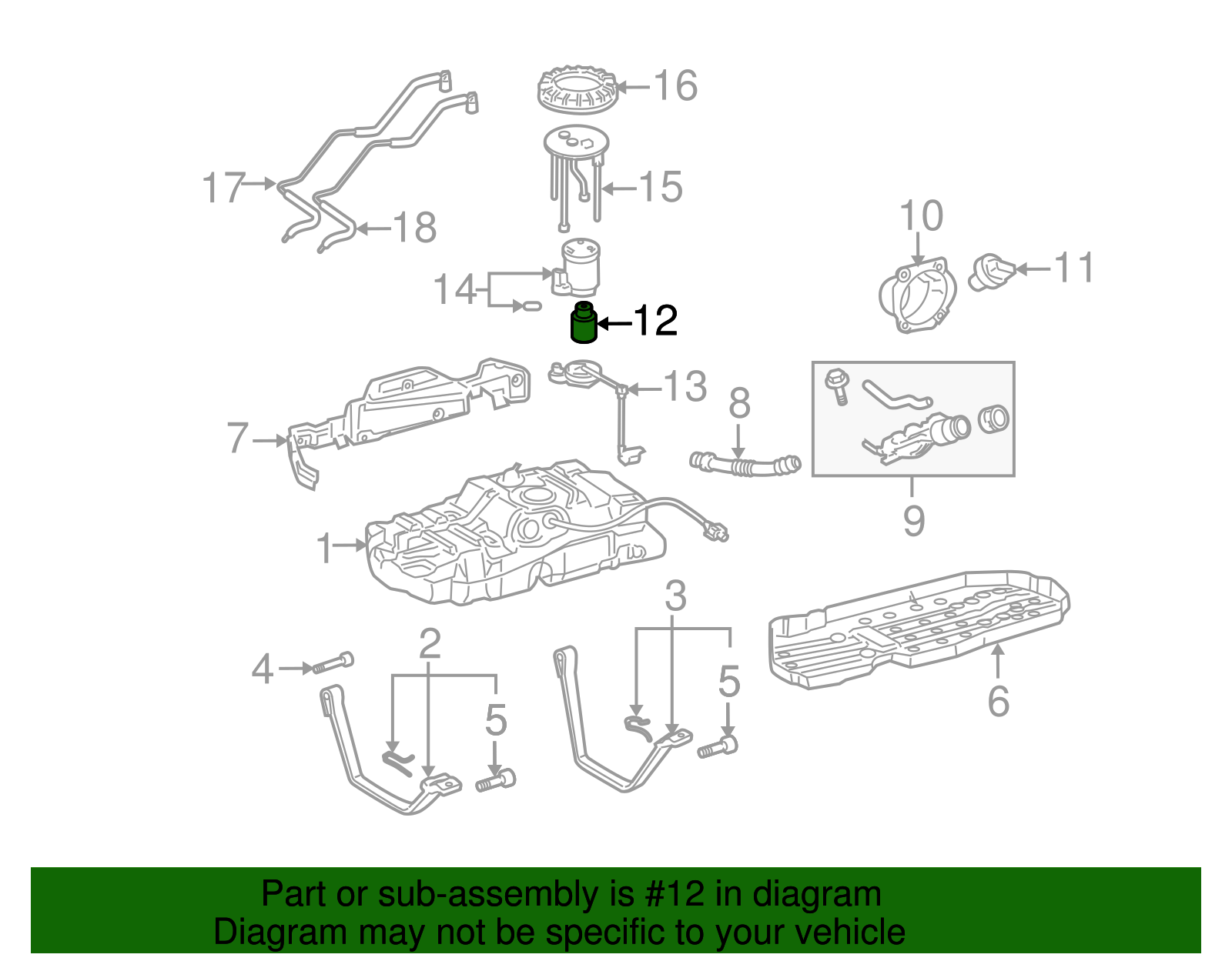 2005-2007 Toyota 2005-2007 Toyota - Fuel Pump 77020-0C061 | Sparks Parts