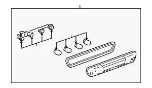 2004-2012 GM High Mount Stop Lamp 19418142 | GM Parts Center