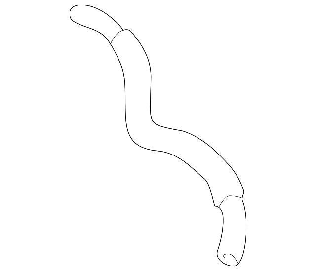 2002-2008 Toyota Reservoir Hose 44348-06170 | OEM Parts Online
