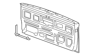 2020-2023 Chevrolet Tail Gate 86793712 | TascaParts.com