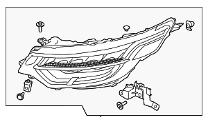 Genuine OEM Composite Assembly Part# LR138271 Fits 2020-2021 Land Rover ...