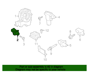 2020-2024 Ford Air Bag Impact Sensor LK4Z-14B004-A | OEM Parts Online