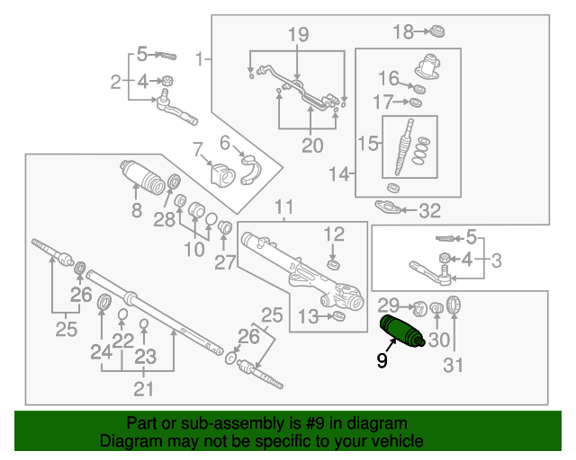 45536-0C010 - Rack and Pinion Bellows 2000-2007 Toyota | Longo Toyota Parts