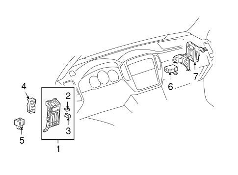 Electrical Components for 2006 Toyota Highlander | OEM Genuine Toyota Parts