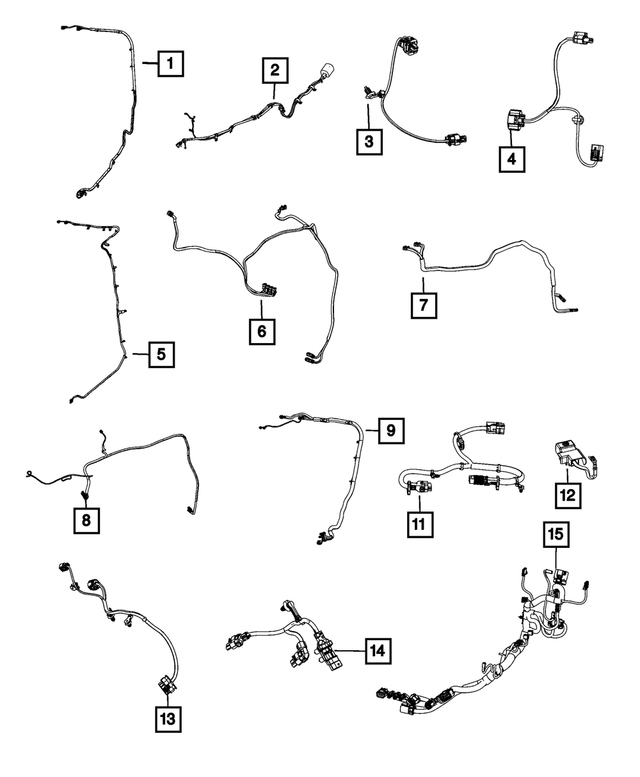 2021-2023 Jeep Wrangler Battery Positive Wiring 68421780AD | Mopar eStore