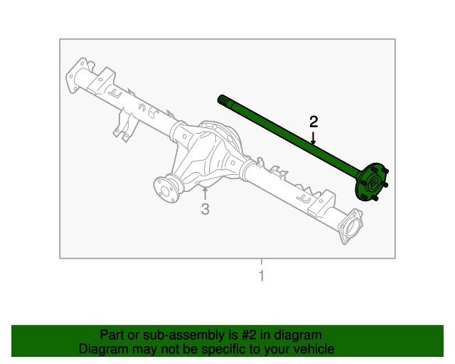 2005-2021 Nissan Axle Shafts 38162-EA00A | Nissan Parts Plus