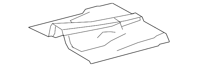 58111-0C170 - Front Floor Pan - 2007-2021 Toyota | OEM Genuine Toyota Parts