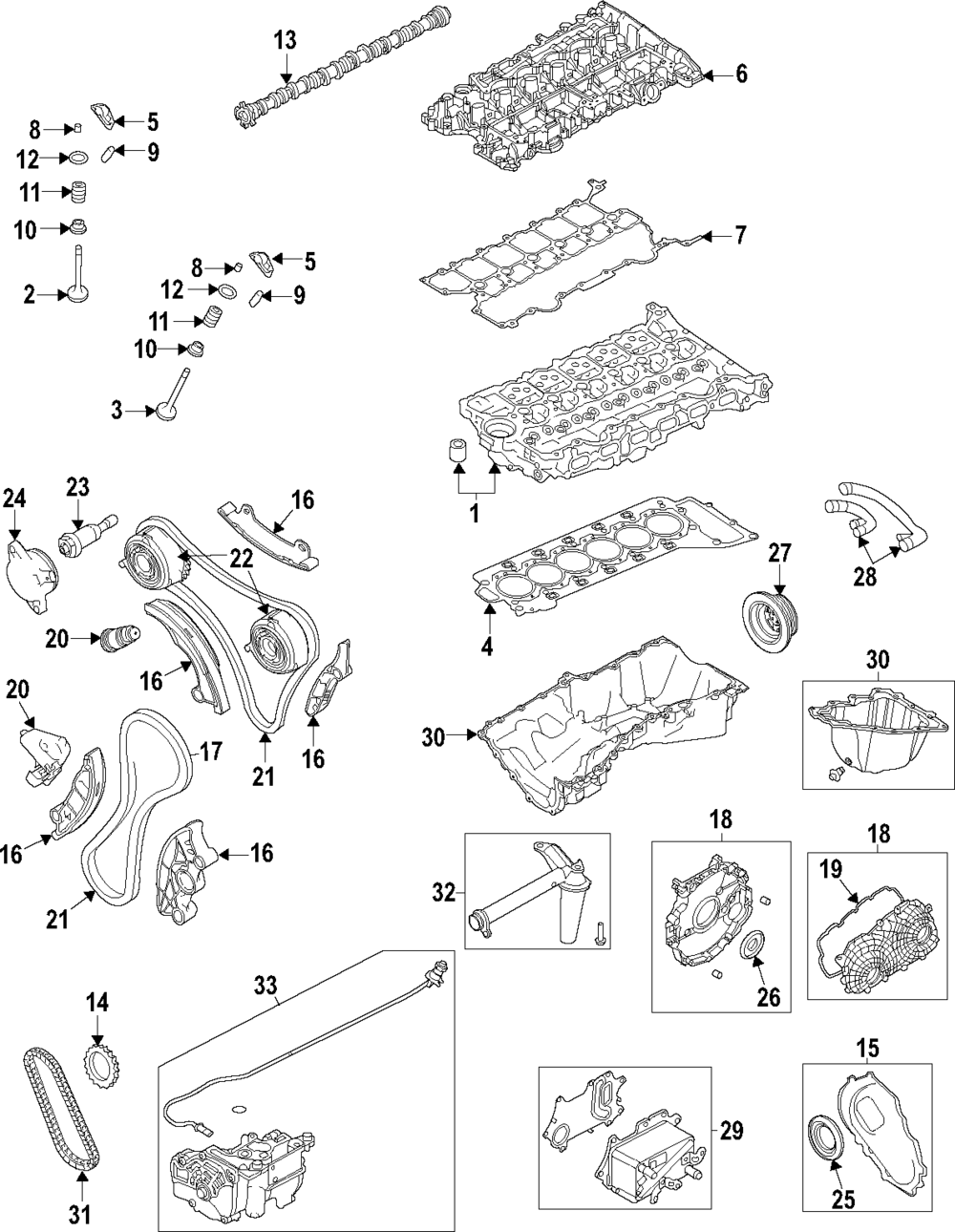 2019-2024 Land Rover Engine Variable Valve Timing (Vvt) Solenoid ...