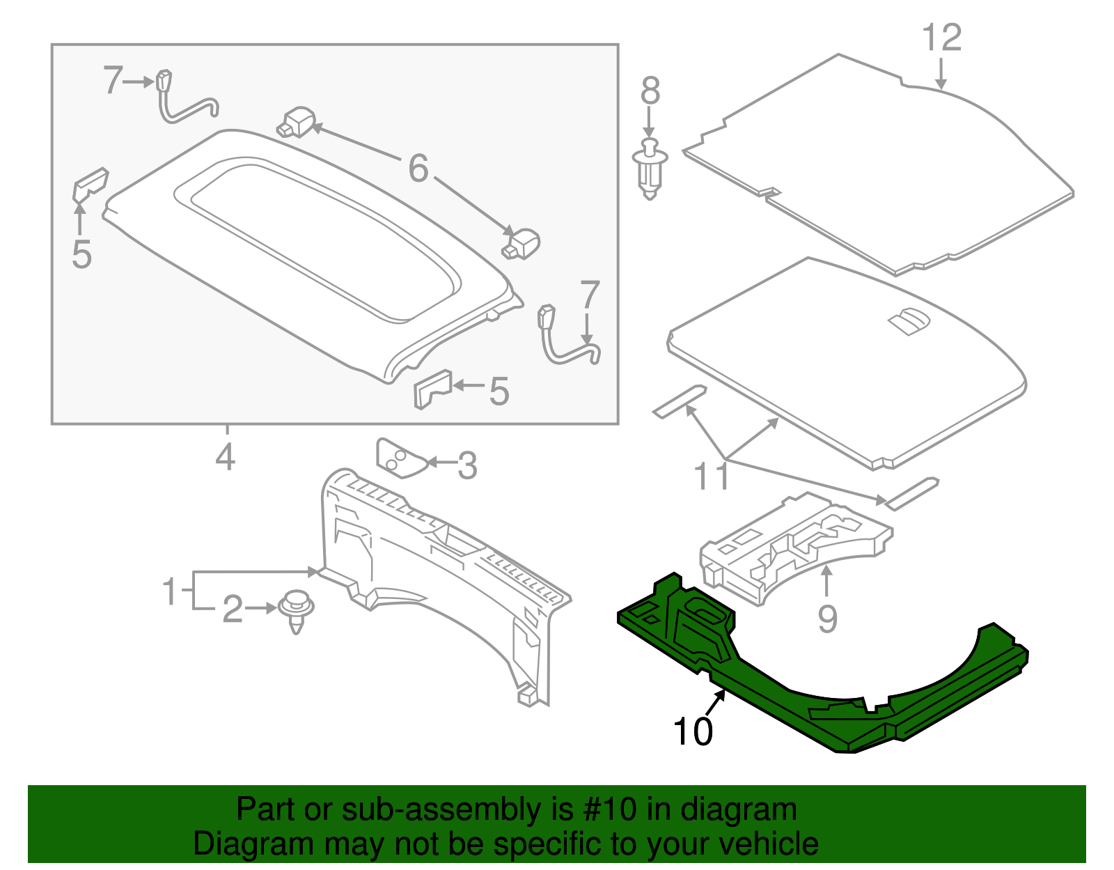 DB3N-68-8F1A - Support Panel - 2016-2020 Mazda CX-3 | Mazda Parts Factor