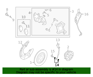 2010-2023 Hyundai Brake Hose Gasket 58797-1R000 | OEM Parts Online