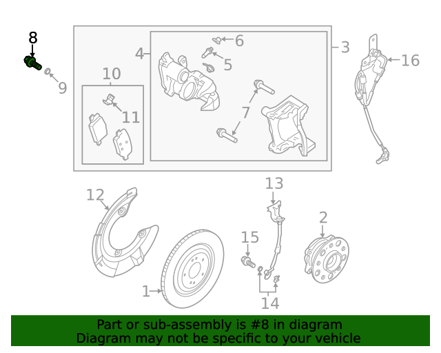 2016-2023 Hyundai Gear Assembly Mount Bolt 57725-F2000 | OEM Parts Online