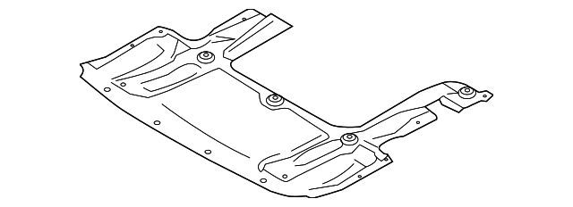 51758050295 - 2010-2015 BMW 760Li Under-Body Shield (51-75-8-050-295) | BMW of South Atlanta Parts