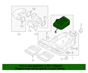 2017-2020 Audi Q7 Air Filter 4M0-133-843-C | OEM Parts Online