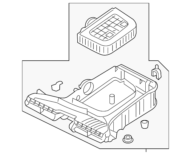 4M0-133-837-A - Air Cleaner Assembly 2017-2019 Audi Q7 | Audi OEM Parts