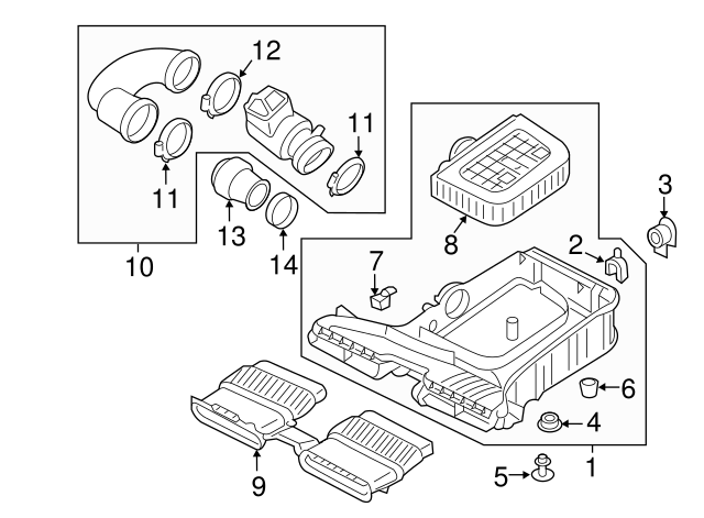 2017-2020 Audi Q7 Air Filter 4M0-133-843-C | OEM Parts Online
