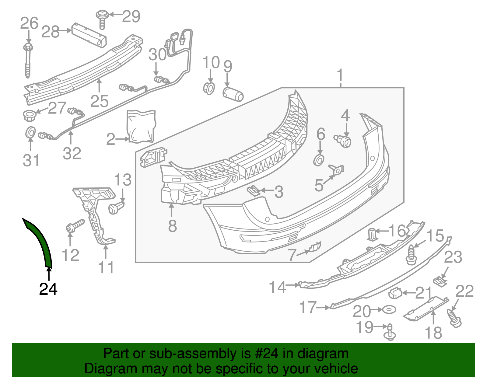 8R0-853-828-C-4U8 - High-Quality Wheel Arch Molding for 2009-2017 Audi ...