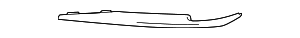 84661790 - Front Passenger Side Bumper Fascia Lower Molding 2019-2020 ...