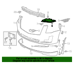 2015-2020 Cadillac Filler Panel - Driver's Side (LH) 84354606 ...
