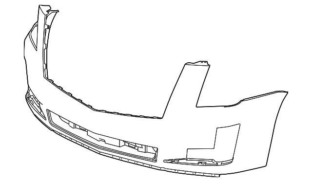 2015-2016 Cadillac Front Upper Bumper Cover 84091458 GM | GMPartsDirect.com