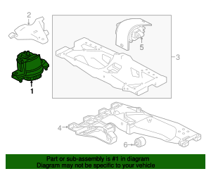 2016-2020 Jaguar XF Engine Mount T2H7441 | AutoNationParts.com
