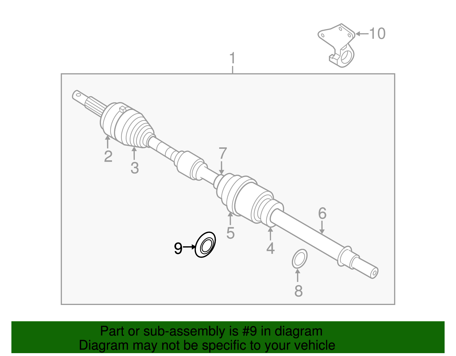 2013-2020 Infiniti Dust Seal 397783JA1A | Retail Performance Auto Parts
