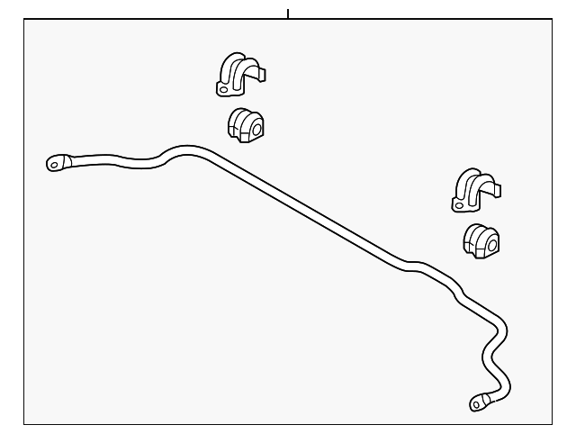 2019-2021 Hyundai Stabilizer Bar 54810-F2100 | Hyundai Wholesale Direct