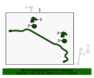 2019-2021 Hyundai Stabilizer Bar 54810-F2100 | Hyundai Wholesale Direct