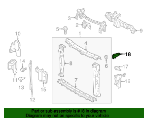 53271-74010 - Headlamp Bracket - 2012-2015 Scion iQ | OEM Genuine ...