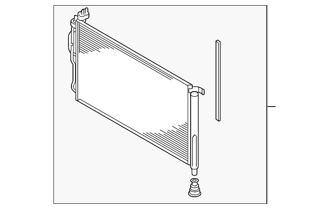 2019-2024 Kia Forte Condenser 97606-M7000 | OEM Parts Online