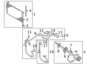 97606-M7000 - Condenser 2019-2024 Kia Forte | Kia.Parts Store