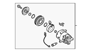 97701-M7000RU - Compressor Assembly 2019-2021 Kia Forte | Kia.Parts Store