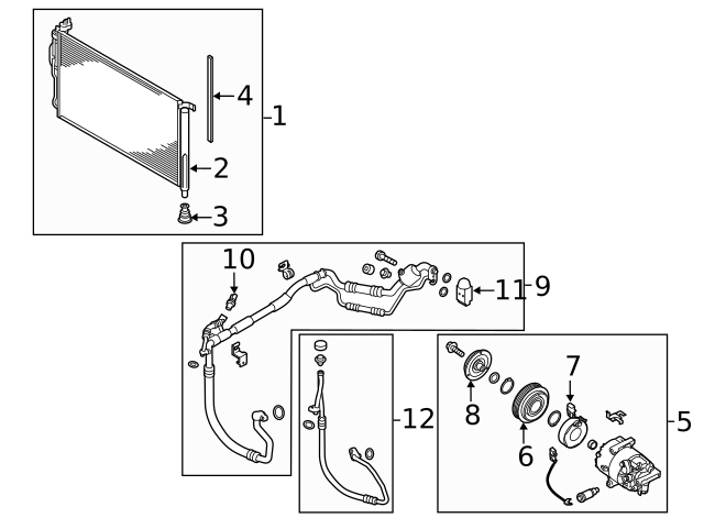 2019-2020 Kia Compressor Assembly 97701-M7000 | TascaParts.com