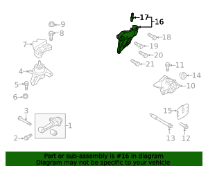 21670-2GGB1 - Automatic Transmission Mount Bracket 2016-2022 Kia | Kia ...